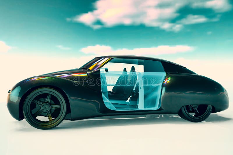 Generic model of car stock image. Image of door, coupe - 29626543