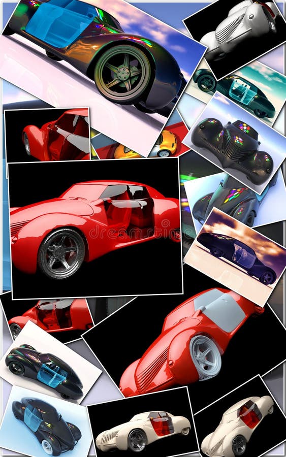 Generic model of car stock illustration. Illustration of modern - 34060876