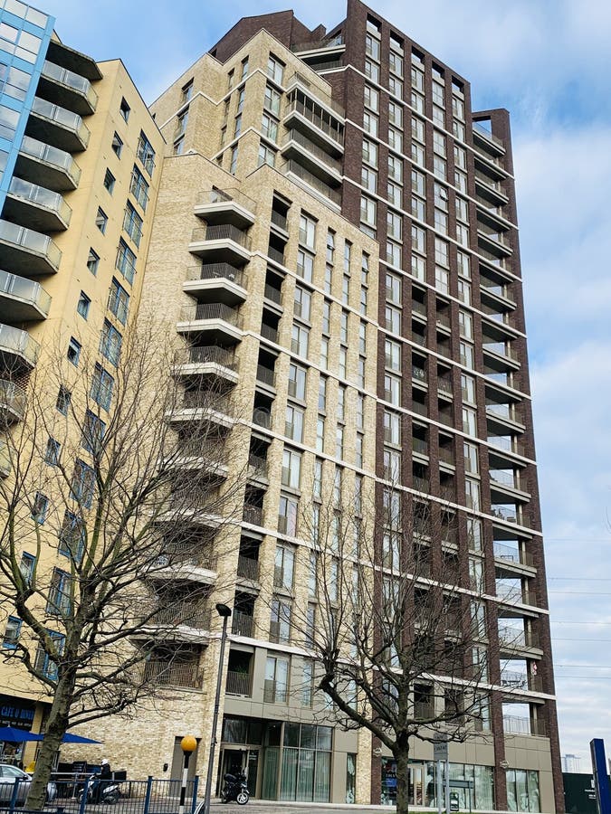 Generic Modern Building Exterior Stock Image - Image of modern ...