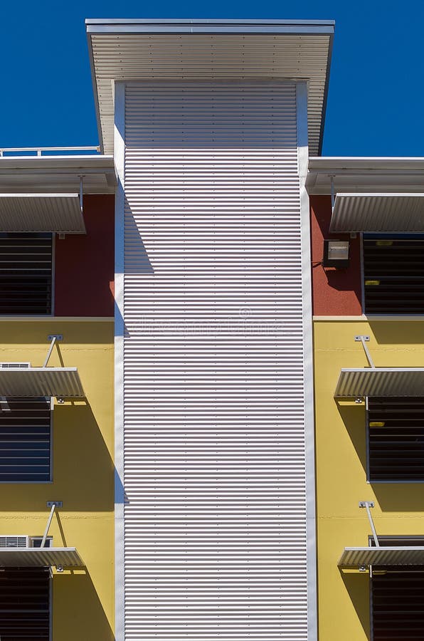 Generic Modern Building Exterior Stock Image - Image of modern ...