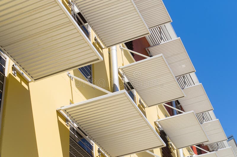 Generic Modern Building Exterior Stock Image - Image of modern ...