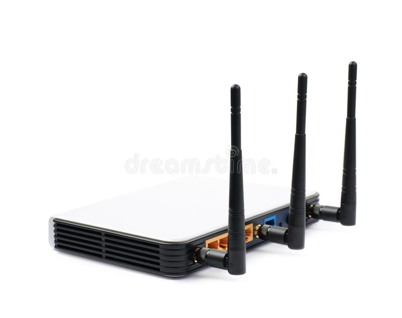Generic Networking Device Router Stock Photo - Image of mobile, black ...