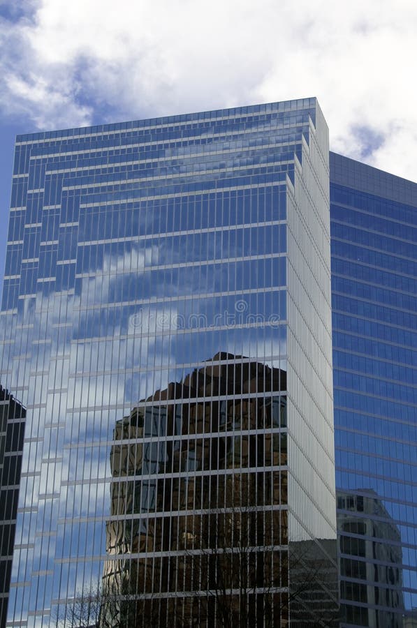 Generic Office Building with Wing Stock Image - Image of angle ...