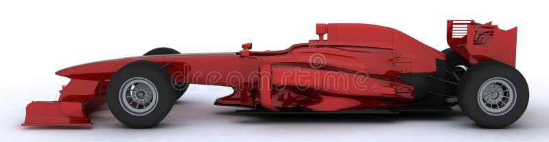 F1 Generic Racing Car with Special Effect Stock Illustration ...