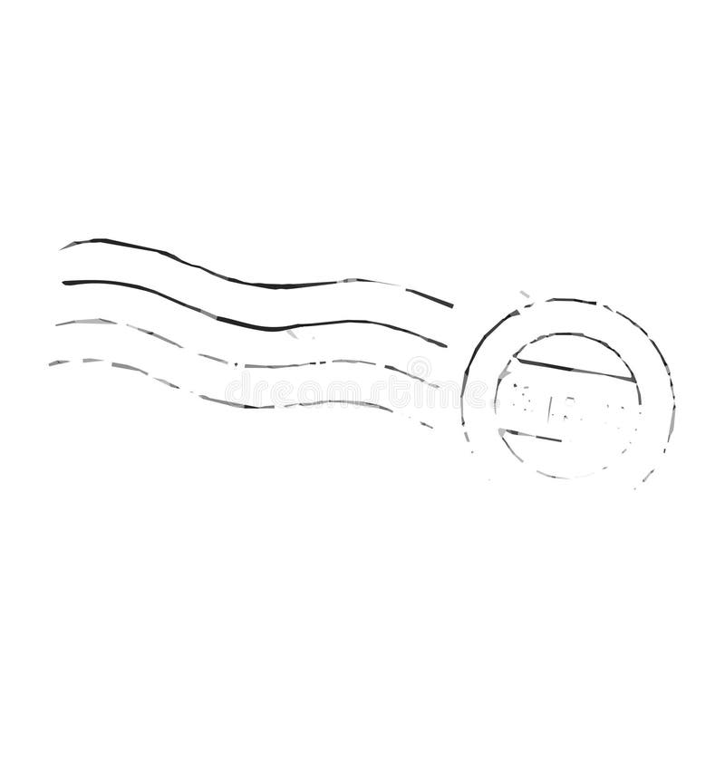 Generic Postage Letter Ink Rubber Stamp Mark Stock Vector ...