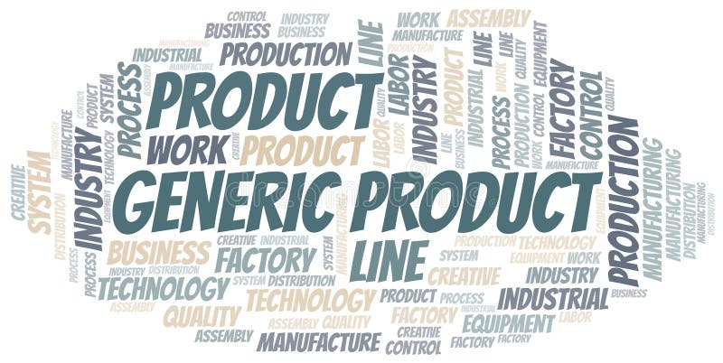 PRODUCT Word Cloud Collage, Business Concept Stock Illustration ...