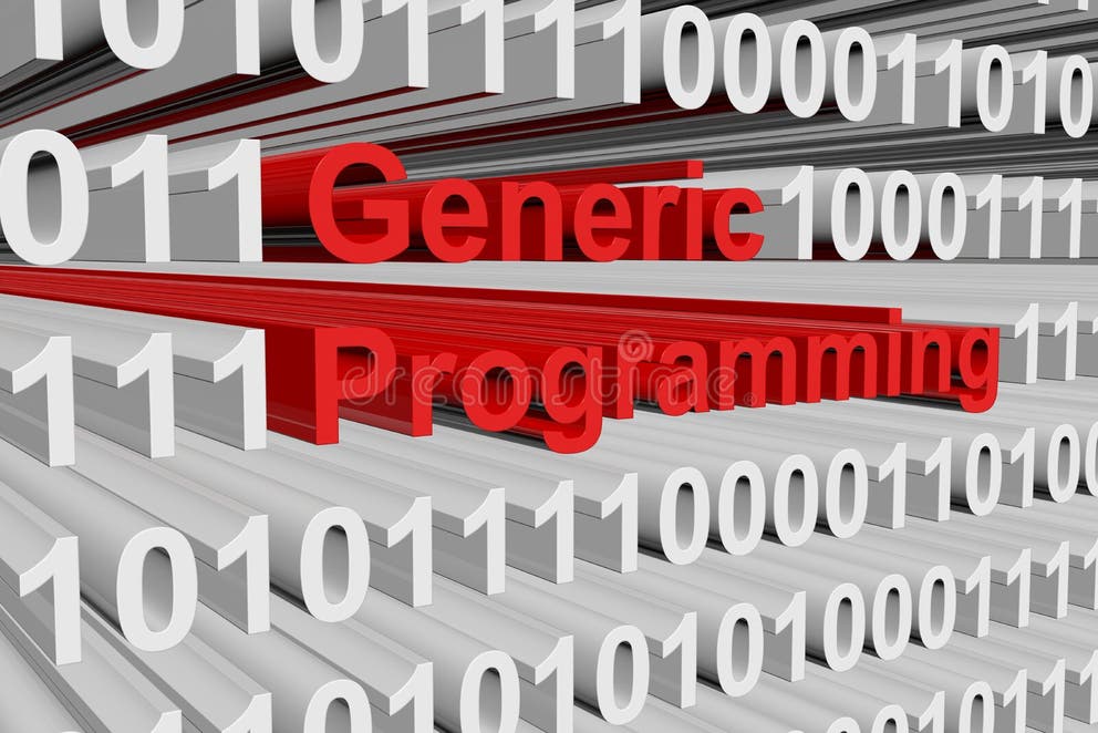 Generic programming stock illustration. Illustration of binary - 85670054