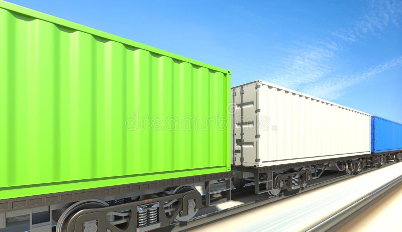 Generic Railroad Transportation Concept Stock Illustration ...