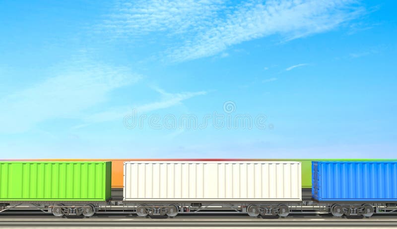 Generic Railroad Transportation Concept Stock Illustration ...