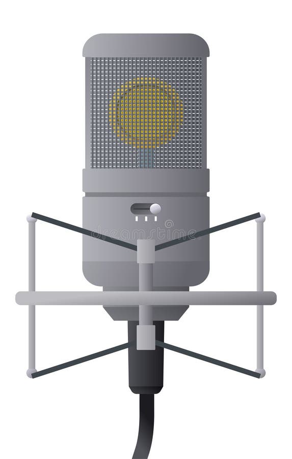Generic Recording or Broadcasting Type of Tube Condenser Microphone ...