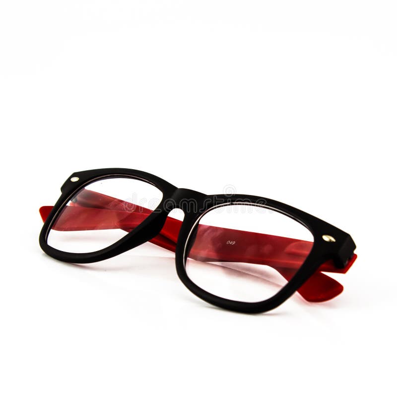 Generic Red Fashion Glasses. Stock Image - Image of generic, fashion ...