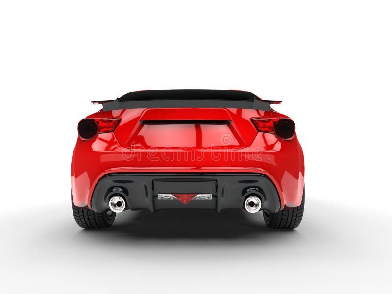 Red Car Back View Stock Illustrations – 2,153 Red Car Back View Stock ...