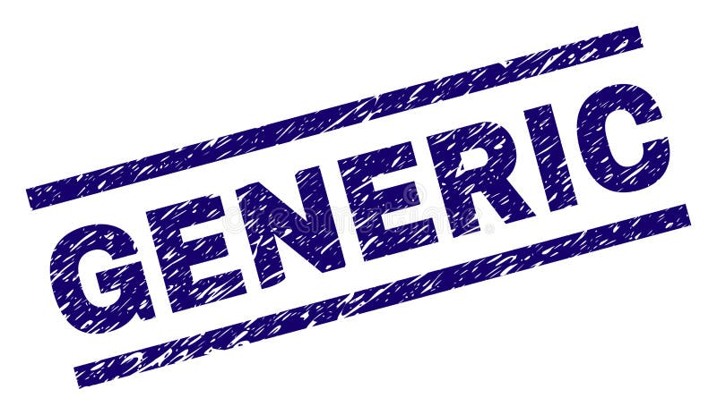 Grunge Textured GENERIC Stamp Seal Stock Vector - Illustration of ...