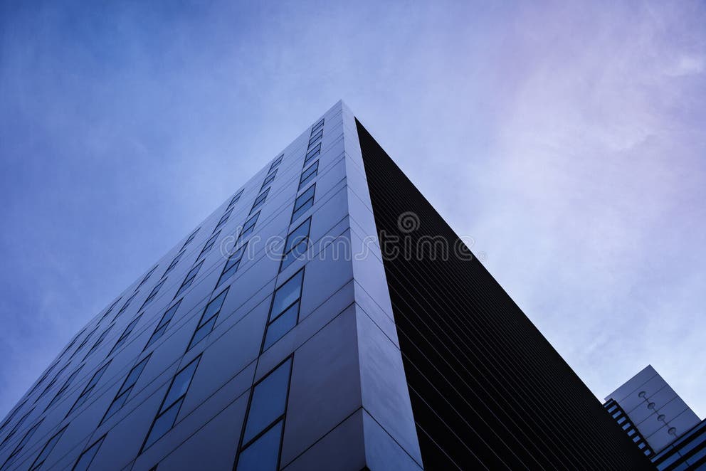 Generic Skyscraper from Below Stock Image - Image of architecture ...
