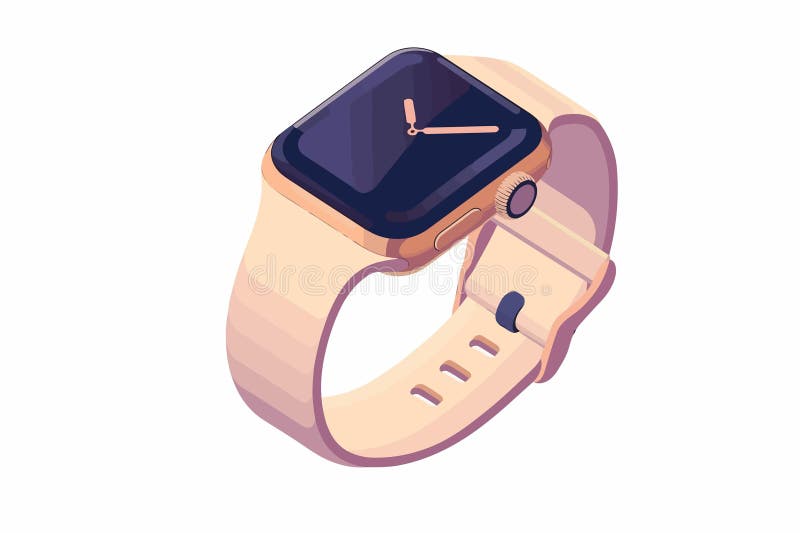 Generic Smart Watch without Brand Isolated Vector Style Stock Vector ...