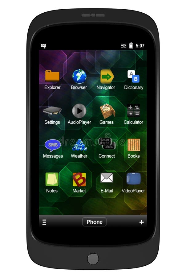 Generic Android Tablet stock vector. Illustration of vector - 28620351