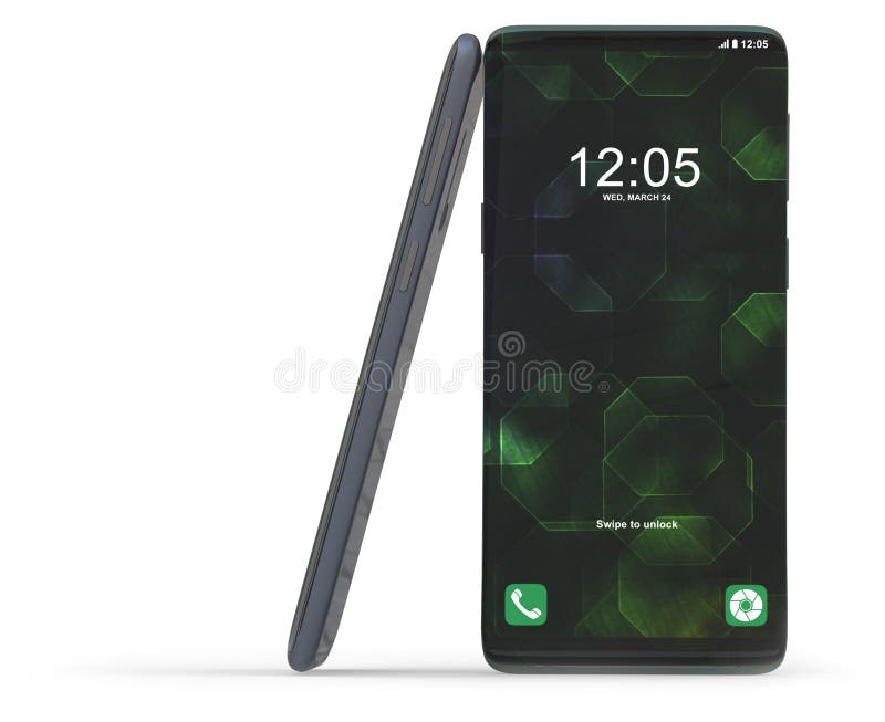 Generic smartphone stock illustration. Illustration of optics - 113405280