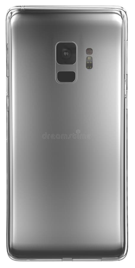 Generic Smartphone with Transparent Case Stock Illustration ...
