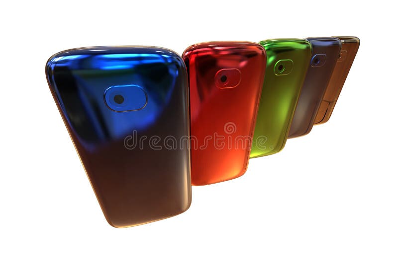 Generic smartphones stock illustration. Illustration of wireless - 27623541
