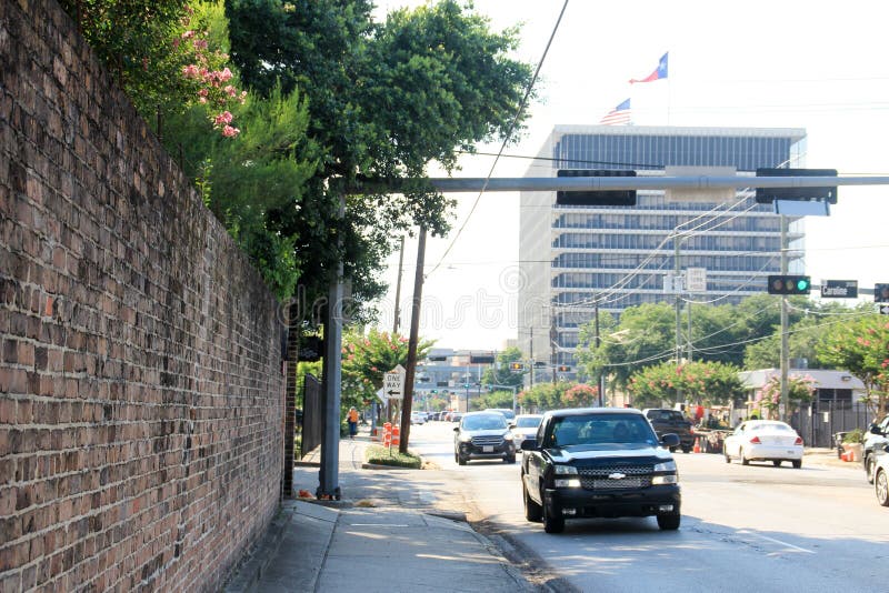 Houston, Texas Street Scene Editorial Stock Photo - Image of community ...