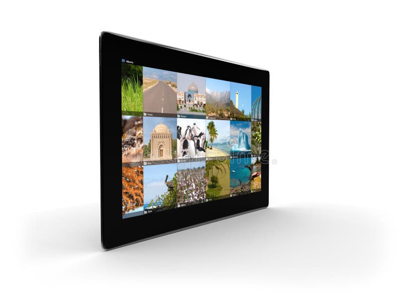 Generic tablet stock illustration. Illustration of personal - 28002742