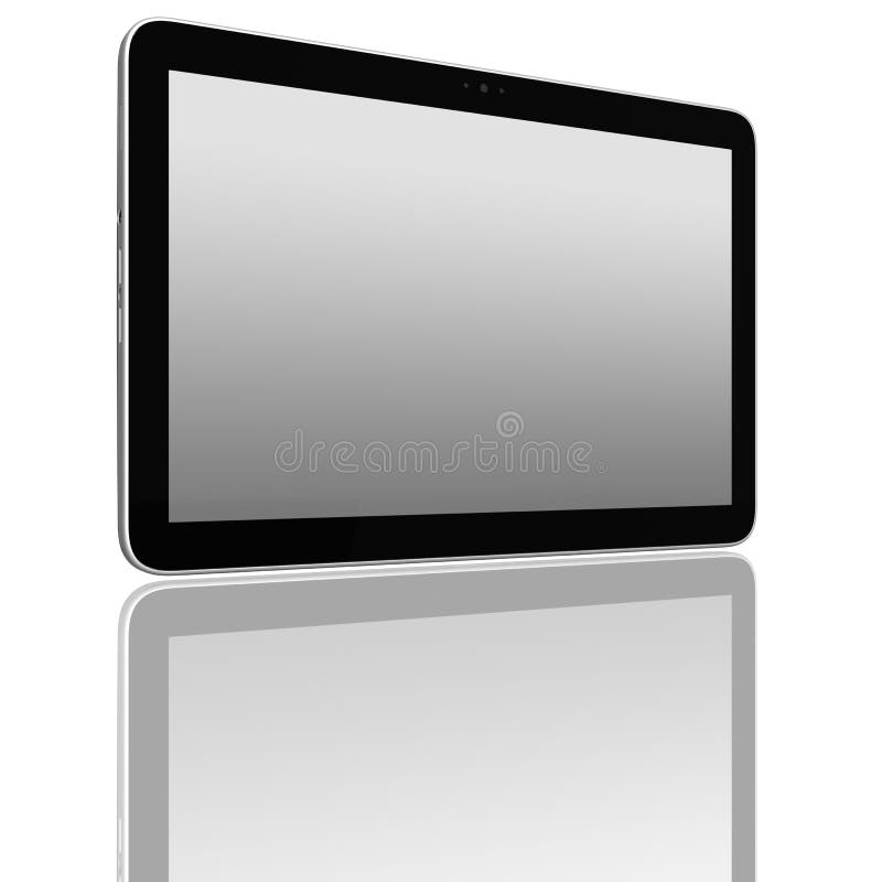Computer Screen/Monitor stock illustration. Illustration of black ...