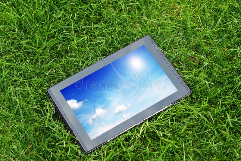 Generic tablet computer stock photo. Image of information - 31258492