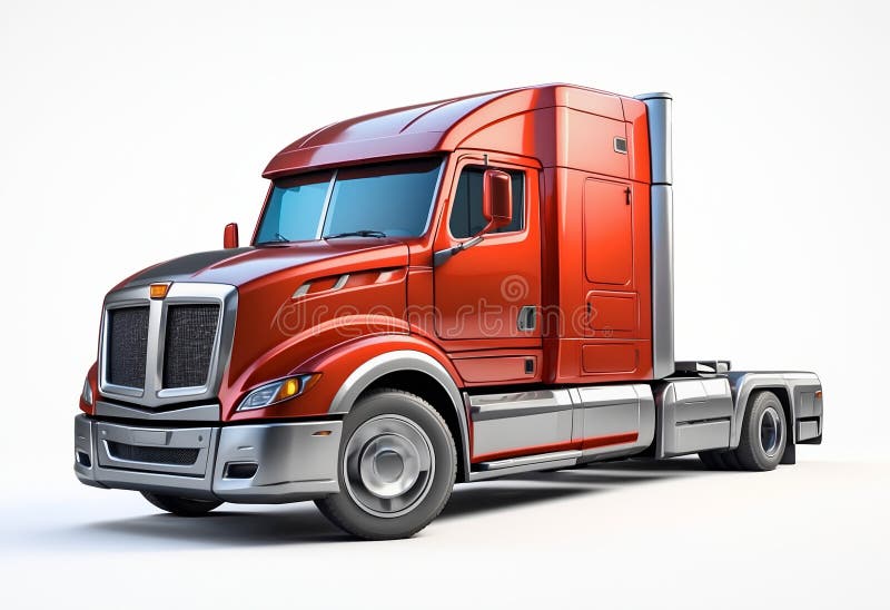 A Generic Truck Technical Drawing Style. Ideal for Logistics ...