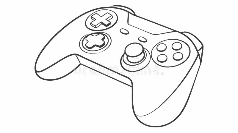 Generic Video Game Controller Line Art Vector Icon for Gaming Logo ...