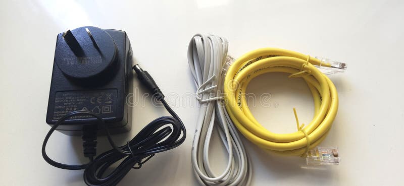 Generic WIFI Router for Fast Internet Broadband Connection Stock Image ...