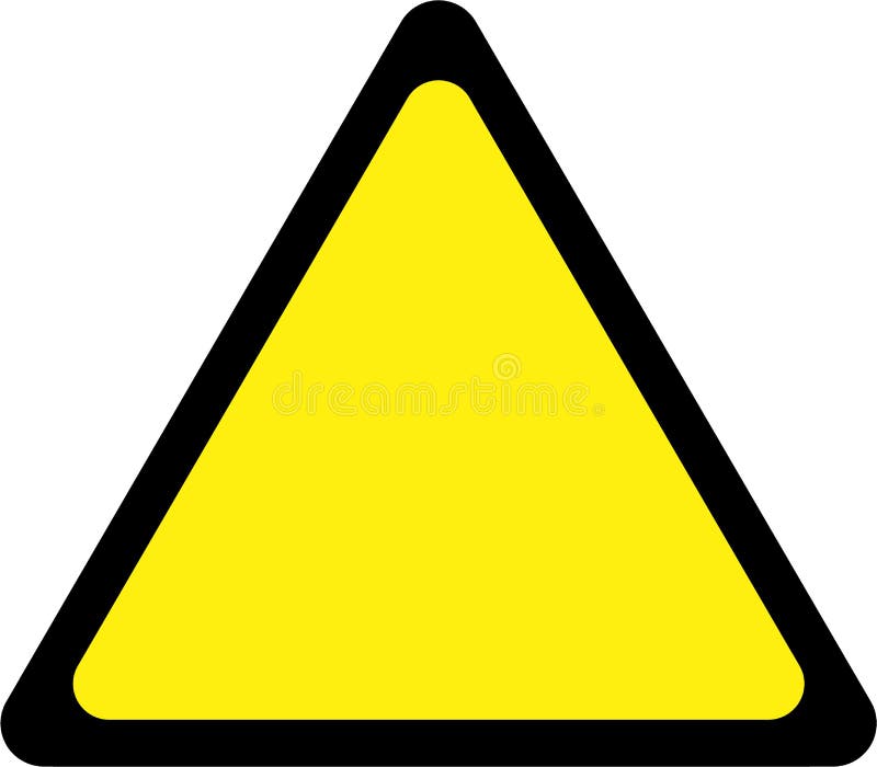 Generic warning sign stock illustration. Illustration of careful ...