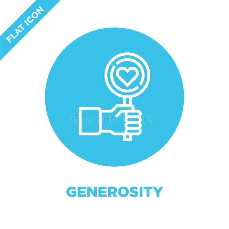 Generosity Box Icon Vector Flat Stock Vector - Illustration of empathy ...