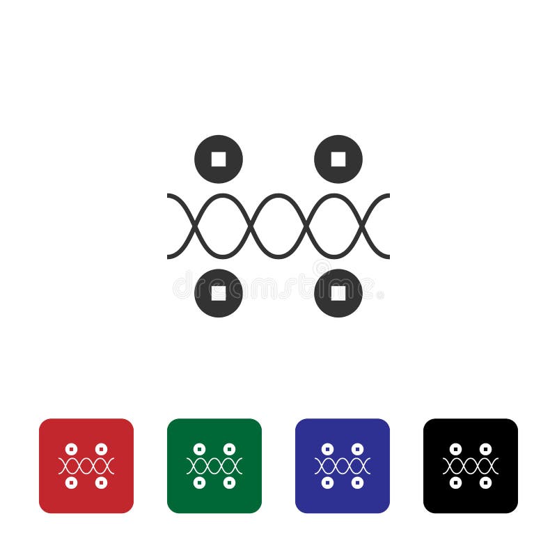 Molecular Genetics Round Icon Stock Illustrations – 205 Molecular ...