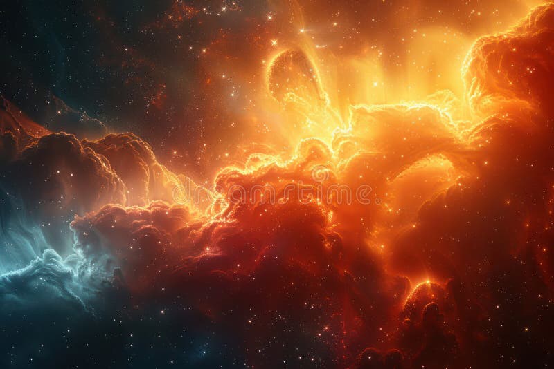 Genesis Abstract Background: a Cosmic Canvas for Text or Images ...