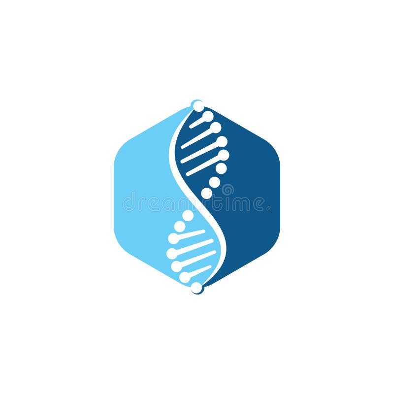 Science Genetics Vector Logo Design. DNA Logo Concept. Stock ...