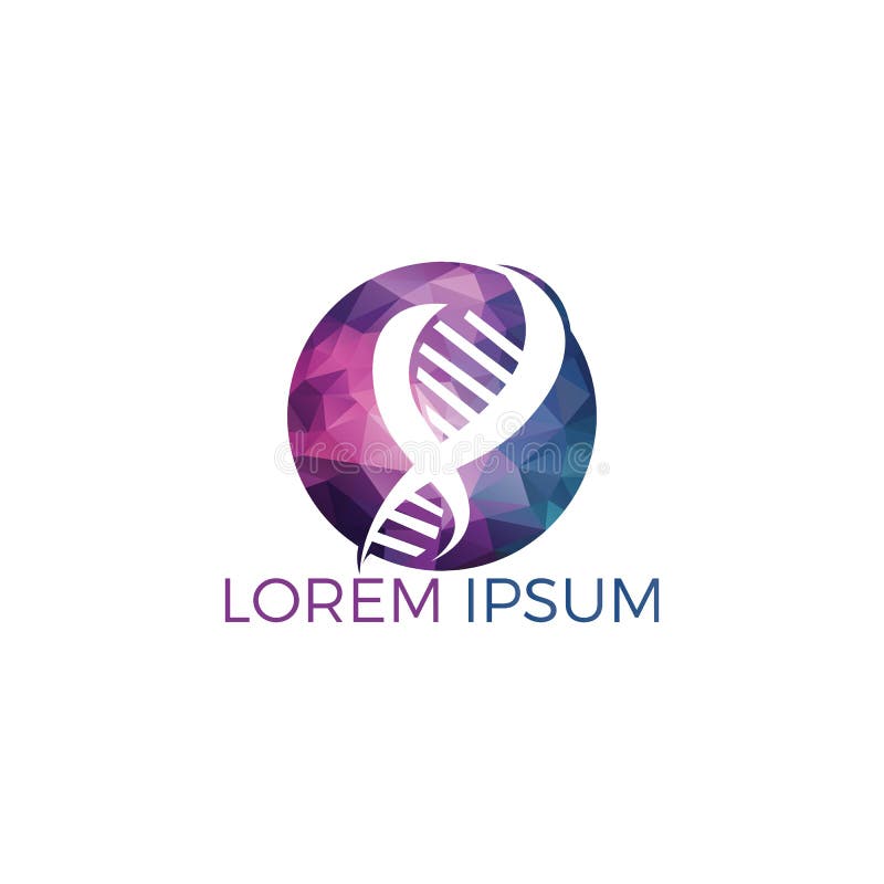 Science Genetics Mobile App Vector Logo Design. Stock Vector ...