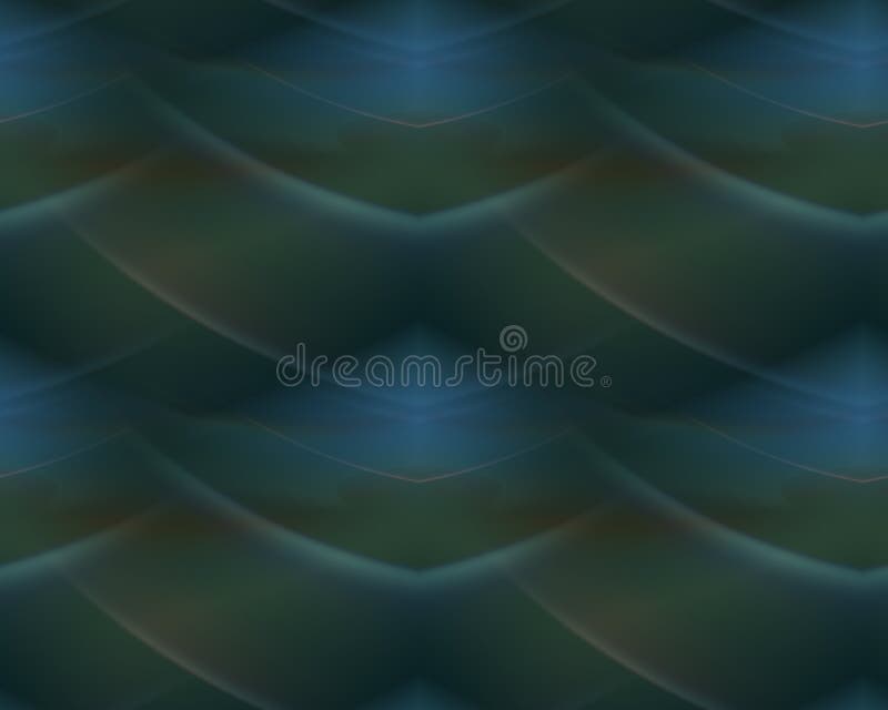 Genetic Art Seamless Tile Blue Green Scales Stock Illustration ...