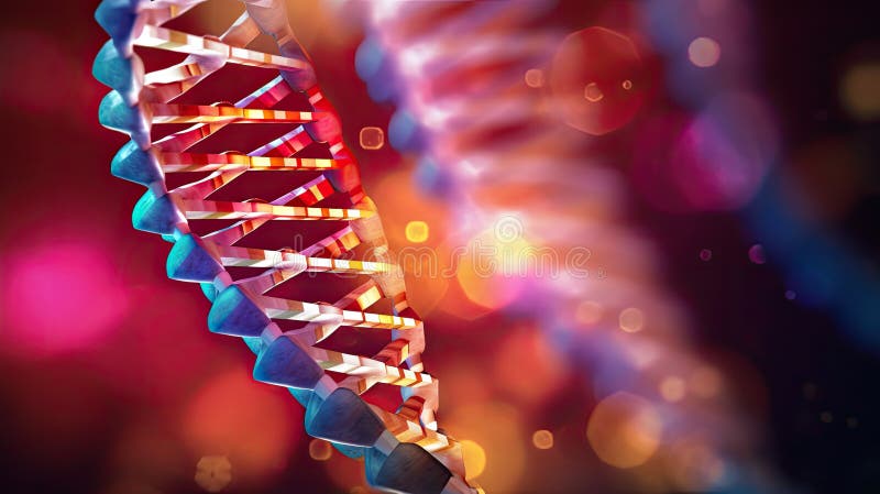 Genetic dna circle stock illustration. Illustration of chromosome ...