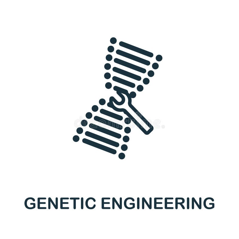 Genetic Engineering Vector Icon Symbol. Creative Sign from ...