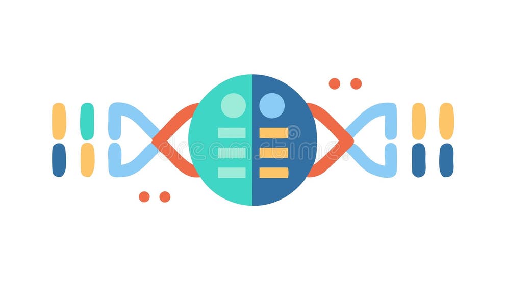 Genetic Engineering Innovation Icon, DNA Research and Development ...
