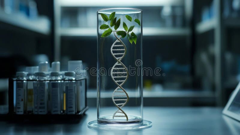 Genetic Engineering Plant Growth in Laboratory Cylinder Stock ...