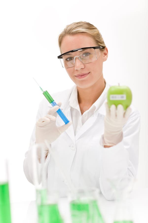 Genetic Engineering - Scientist in Laboratory Stock Photo - Image of ...