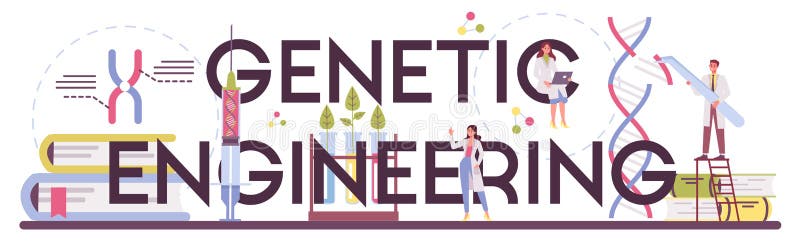 Engineering Typographic Header Concept. Technology and Science Stock ...