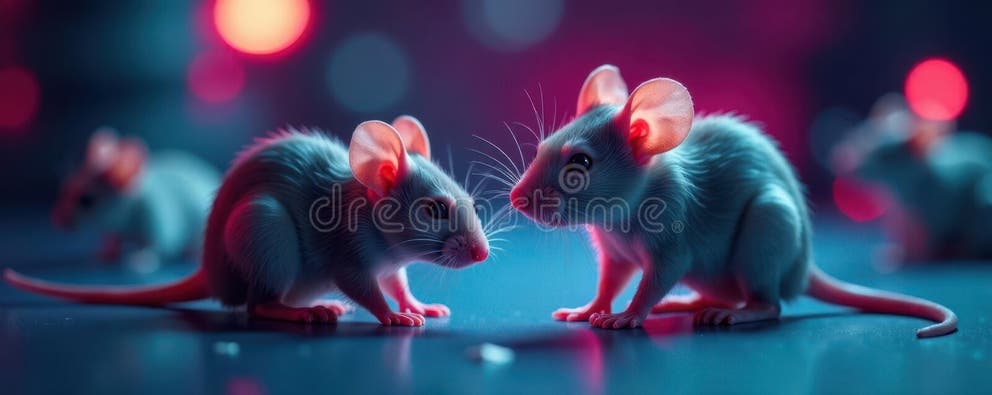 Genetic Experiment with Lab Mice, Controlled Setting , Clean, Medicine ...