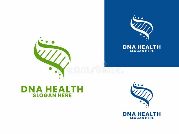 Genetic Logo Design Template. DNA Logo Design Vector Template Stock ...