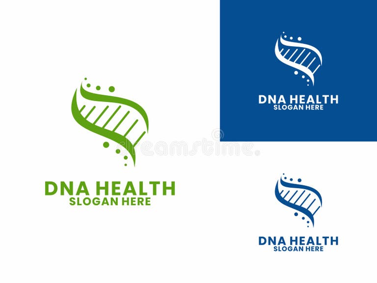Genetic Logo Design Template. DNA Logo Design Vector Template Stock ...