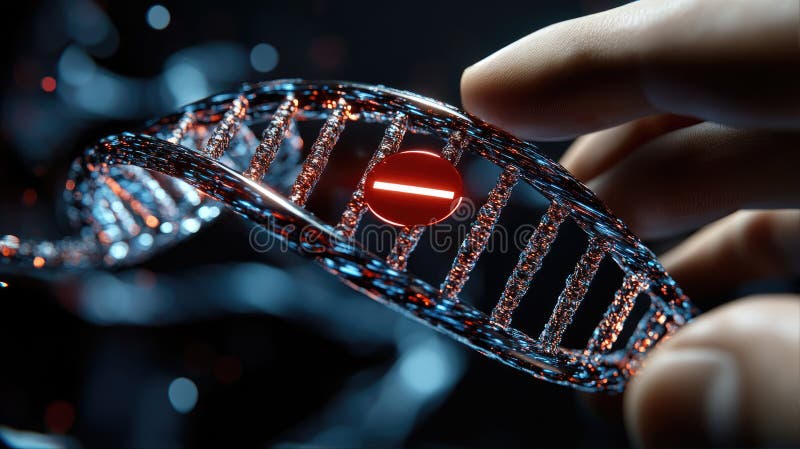 Genetic Modification in Futuristic Lab Stock Image - Image of genetics ...