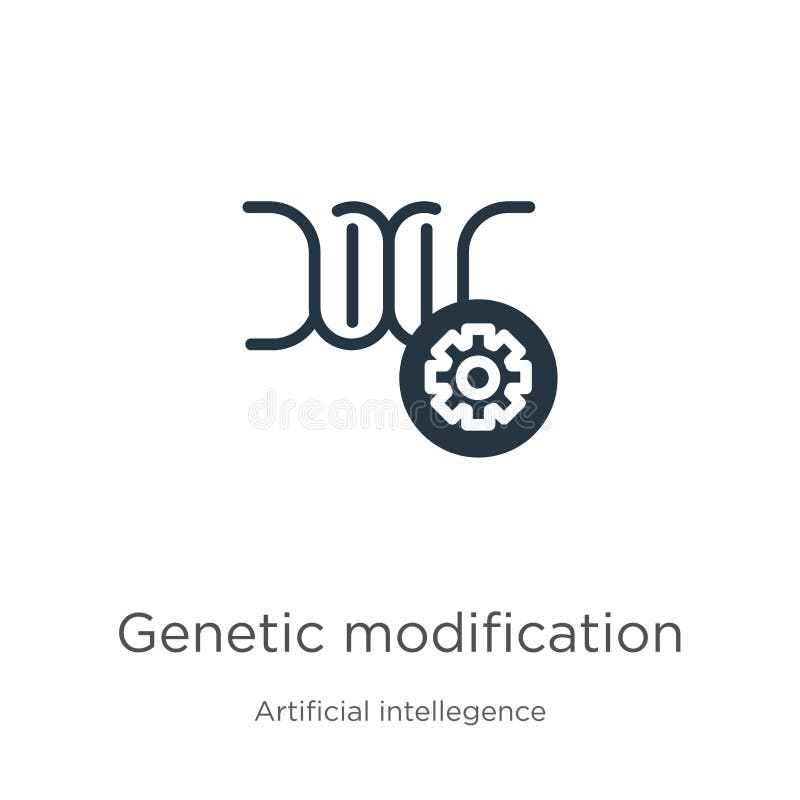 Genetic Modification Icon Vector. Trendy Flat Genetic Modification Icon ...