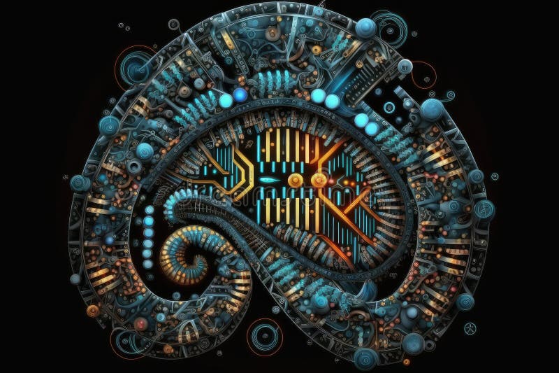 Genetic Programming System, Creating Unique Solutions To Complex Problems Stock Illustration ...