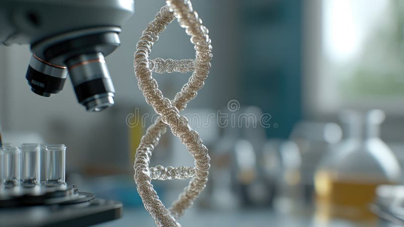 Genetic Research Aboratory Work Scientific Exploration Molecular Biology Advanced Microscopy ...